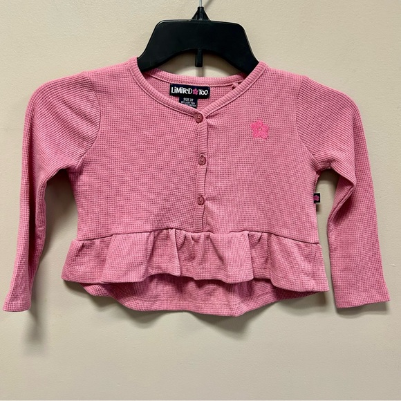Limited Too | Shirts & Tops | Limited Too Sz 3t Mauve Peplum Top Nwot ...